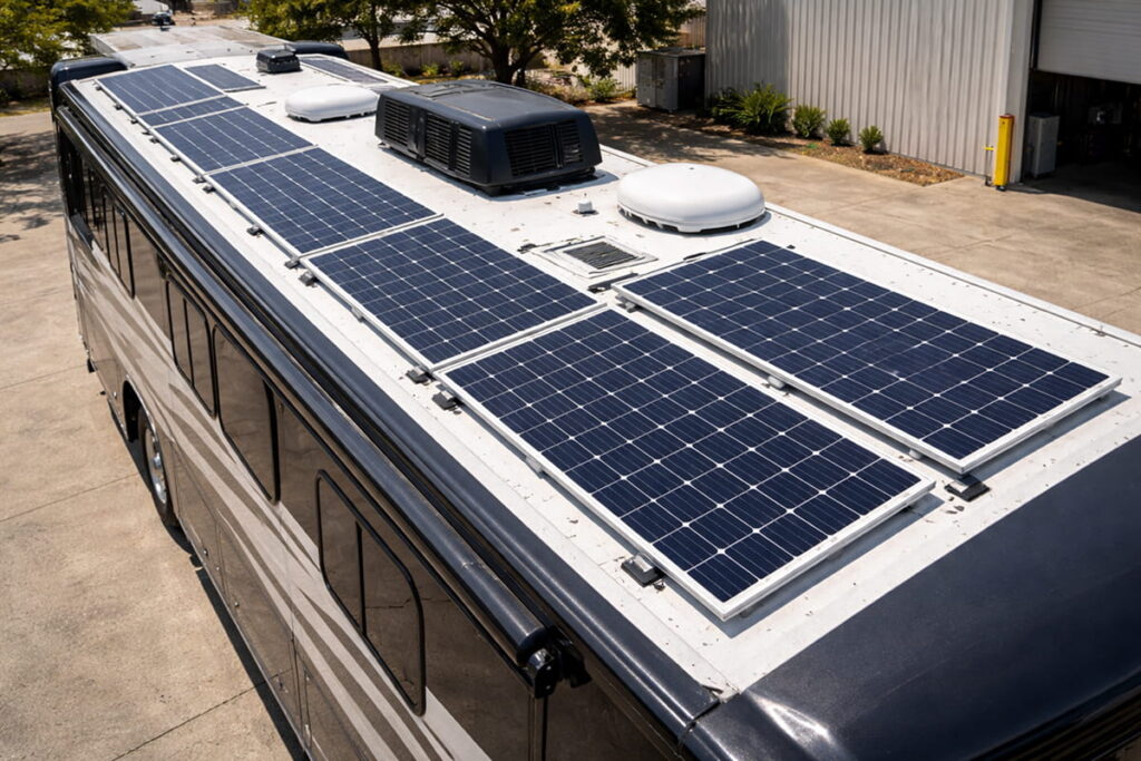 RV Solar Panel Installation & Electrical Integration